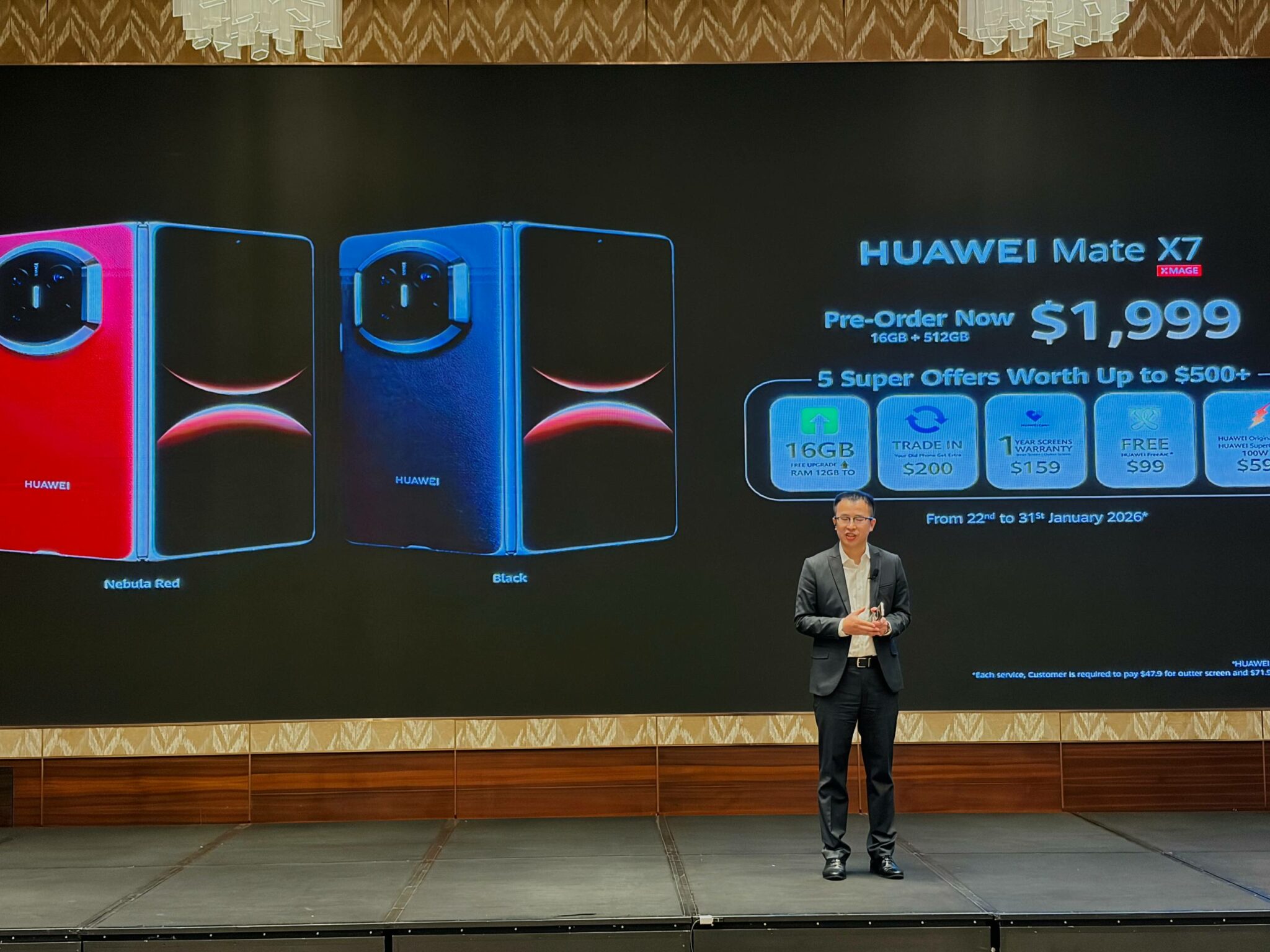 ក្រុមហ៊ុន Huawei បានដាក់សម្ពោធជាផ្លូវការនូវទូរស័ព្ទឆ្លាតវៃ Mate X7 ...